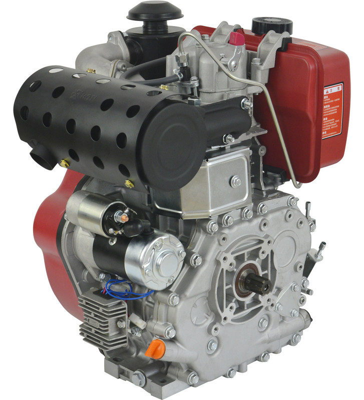 3.5KW 3.8KW Single Cylinder Air Cooled Engine GET90F Air Cool Diesel Engine