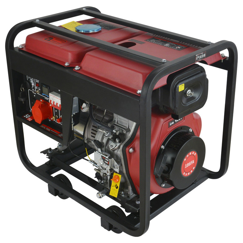 77 DB Open Diesel Generator Air Cooled Single Cylinder Open Generator Set