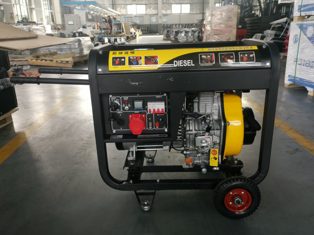 Portable Open Type Diesel Generator Set 220V 50hz Low Noise