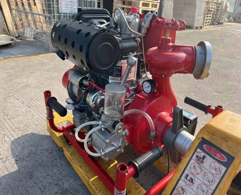 6.3KW 8.5KW Diesel Engine Fire Pump Low Pressure Diesel Fire Fighting Pump