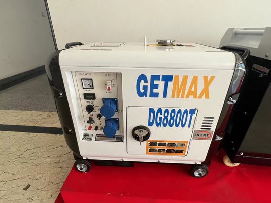 Electric Start 7500T Ultra Quiet Diesel Generator Single Phase 220V