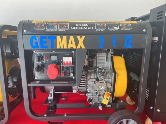 7500E Open Type Diesel Generator Genset 220V Single Phase